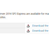 Patching Sql Server 2014 Versus Sql Server 2014 Express Database