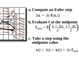 C How To Use Midpoint Method To Integrate A Particle Stack Overflow