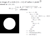 Octave How To Draw Circle In Rectangle Using Java Awt Image Stack