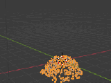Simulation Nodes Particles With Normal Aligned Velocity Blender
