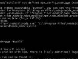 Python Node Modules Dependency Issue Stack Overflow