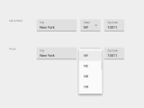 Android Material Design Text Field Dropdown Menu Picker Spinner