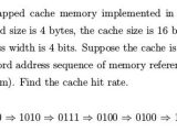 Memory Direct Mapping Cache Question Electrical Engineering Stack