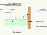 Brick Property Building Over Damp Proof Course Dpc Protecting