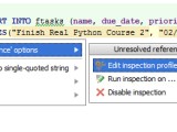 Python What Does Inspection Unresolved Reference Actually Mean