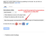 Google Slides Programmatically Get Publish To Web Link Stack Overflow
