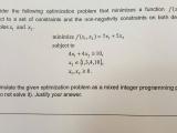 Optimization Formulating An Optimisation Problem Into A Mixed Integer