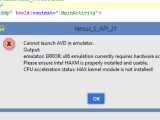 Virtual Device Is Not Launching In Android Studio Stack Overflow