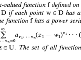 Complex Analysis Holomorphic Function Of Several Variables What Is