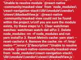 Javascript The Development Server Returned Response Error Code 500