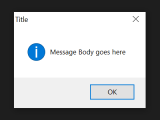 Is There A Way To Display A Pop Up Message Box In Powershell That Is