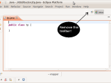 Hiding Show View Toolbar In Eclipse Stack Overflow