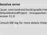 Android Studio Fails Unsupport Unsupported Major Minor Version 51 0