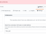 Can T Add Contributors On Github Stack Overflow
