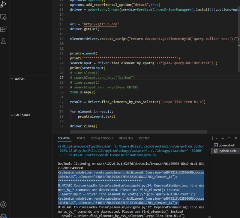 Python Github Search Bar Element Not Interactable Issue Stack Overflow - Desktop Gradient Illustrations for Desktop
