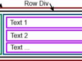 Html Css Two Columns One Row Second Row Wrapping If Browser Width Is