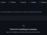 Github Git Can T Create Pull Request No Button With Specific Branch