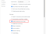 Javascript Disable Source Maps In Chrome Devtools Stack Overflow