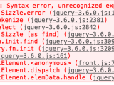 Bootstrap 4 How To Fix Uncaught Error Syntax Error Unrecognized