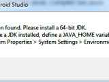 Android Studio Set A Java Home Variable Stack Overflow