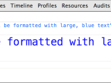 How Does Facebook Put This Formatted Text In Javascript Console