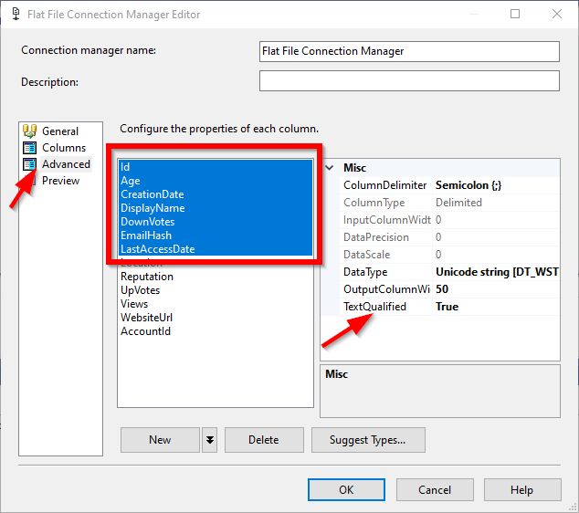 Sql Server Ssis Import Csv File To Existing Table Using Data Type - Mobile Geometric Illustrations for Desktop