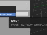 Python How To Call A Confirmation Dialog Box Blender Stack Exchange