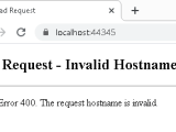 Visual Studio 2017 Bad Request Invalid Hostname In Iis8 Stack