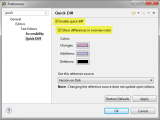 Clearcase Quick Diff Eclipse Stack Overflow