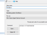 Running A Batch File From Sql Server Agent Job Stack Overflow