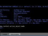 Command Line Access Blender Interactive Python Shell From Terminal