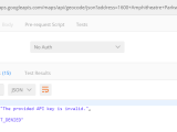 Using Google Geocode Api In Postman Stack Overflow