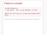 Javascript React Failed To Compile Stack Overflow
