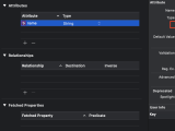 Swift How Should I Bind To A Core Data Entity String Attribute Within