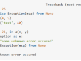 Exception How To Properly Propagate Error Messages Using Python