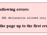 Xml Output Error Php Stack Overflow