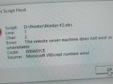 Vbscript Error 800a01ce Add Printer By Vbs Throught Ip Stack Overflow