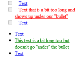 Custom Html List Bullets Text Wrapping Aligning Stack Overflow