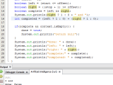 Debugging Netbeans Java Debugger Claims That True False True