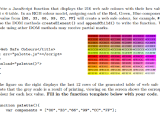 Html Javascript Colors And Tables Stack Overflow