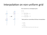 Non Uniform Distribution 2d Interpolation Irregular Grid Fortran