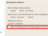 Php Eclipse Debugging Disable Debug And Browser Output Stack Overflow