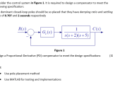 Control Engineering Proportional Derivative Compensator Design