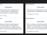 Html Bootstrap Cards Properly Stacked Stack Overflow