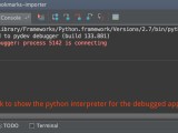 Python Interactive Shell Debugging With Pycharm Stack Overflow