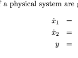 Control Engineering State Space Model Of A Transfer Function