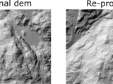 Python Gdal Warp Reproject Creates Artifact In Raster Geographic