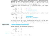 Matrices What Does The Basis Of A Linear Transformation Have To Do