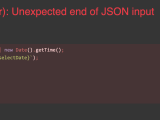 Javascript Unhandled Rejection Syntaxerror Unexpected End Of Json