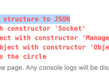 Typescript Typeerror Converting Circular Structure To Json Socket